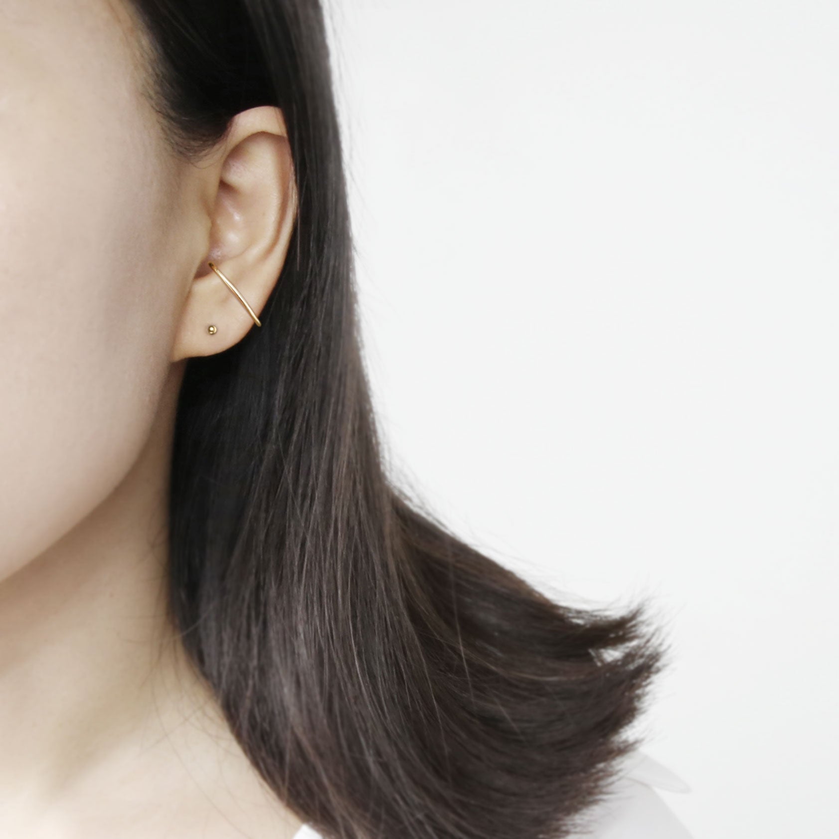 14k Solid Gold Ball Stud Earring – a day like