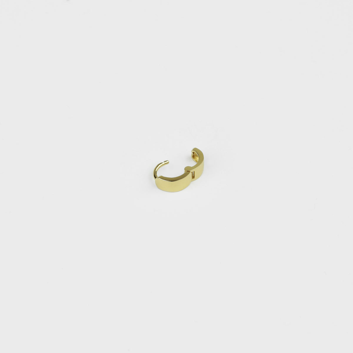 14k Solid Gold Tiny Bold Hoop Earring – a day like