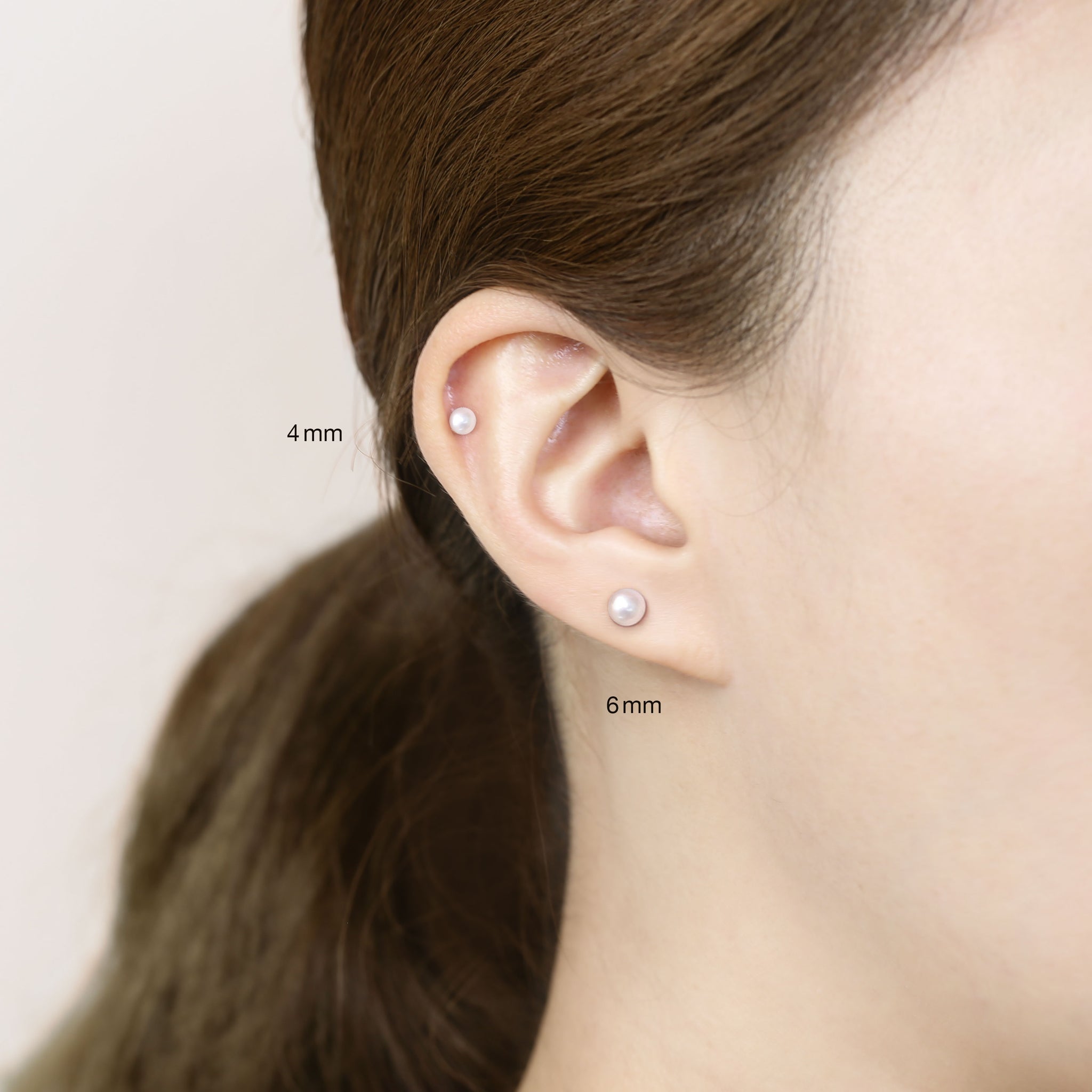 14k Solid Gold Pearl Stud Earring – a day like